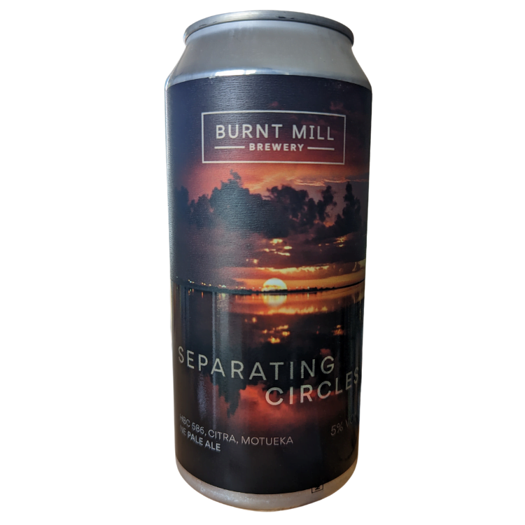 Burnt Mill Brewery - SEPARATING CIRCLES- NE PALE ALE - 5% - 440ml ...