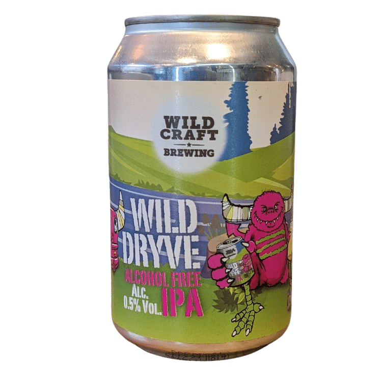 Wild Dryve IPA 0.5% - Wild Craft Brewery - 330ml